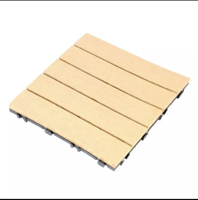 Freeshipping 30X30CM Garden Floor Patio Tiles Wood and Plast