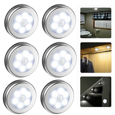 PIR Motion Sensor LED Under Cabinet Light Wireless LED Night