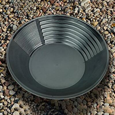 Metal  Plastic Gold Pan Basin Nugget Mining Pan Dredging Pro