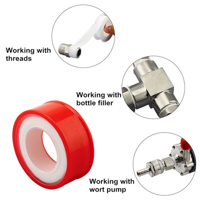 4 pcs roll PTFE Thread Seal Tape Water Pipes Teflon Plumbing