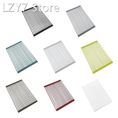 Roll Up Foldable Dish Drying Rack Over The Sink Non-Slip Sil