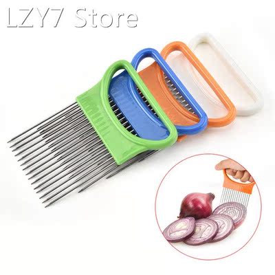 1PCS Stainless Steel Onion Needle Onion Holder Handheld Simp