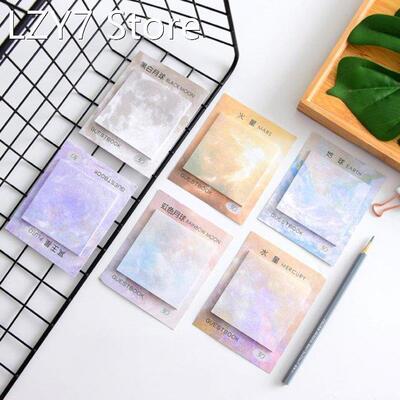 Science Fiction Planet Memo Pad Office Notebook Stationery P