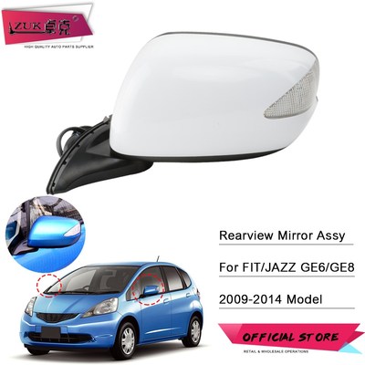Car Exterior Rearview Door Mirror Assy For HONDA FIT JAZZ GE