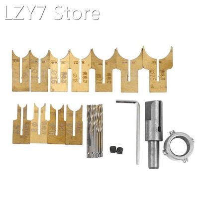 Wooden Beads Drill Bit Ball Blade Milling Cutter Set 24Pcs C