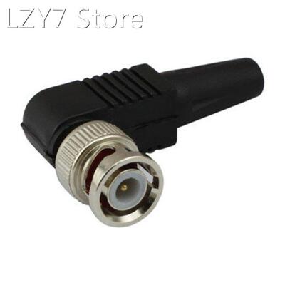 1Pcs Right Angle BNC Male Plug Solderless Connector Elbow RG
