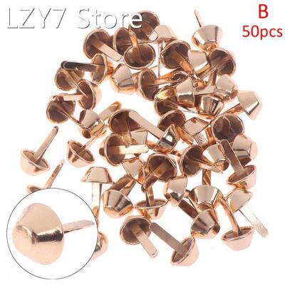 50pcs/lot DIY Metal Crafts Purse Feet Rivets Studs For Purse