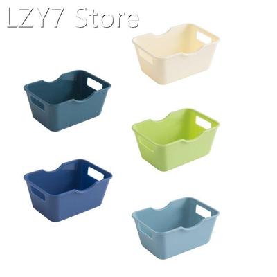 Cabinet Organizer Durable Storage Basket Bin with Handle Des