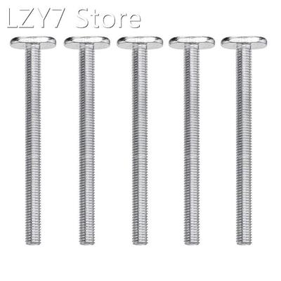 5 Pcs M8x100mm T-nut Sliding Screws T-slot Woodworking Tool