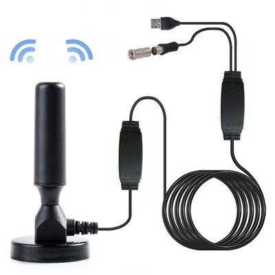 120 Miles TV Antena 1080P Digital HDTV Indoor TV Antenna Wit
