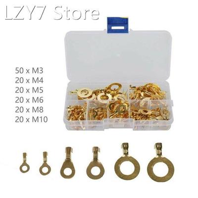 150pcs Ring Eyelets Cable Connector M3 M4 M5 M6 M8 M10 Assor
