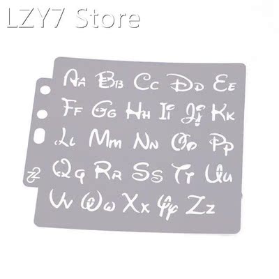 Alphabet Letter Stencils Template Painting Scrapbooking Embo