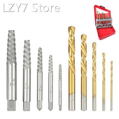 10pcs Convenient Cobalt Left Hand Drill Bit Broken Bolt Dama