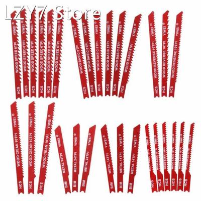 30pcs Assorted Steel U-shank Jigsaw Blade Set Fitting For Pl