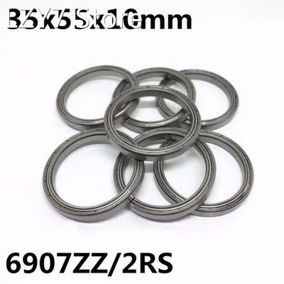 10PCS 6907ZZ 6907-2RS Thin wall ball bearings 35x55x10 mm Be