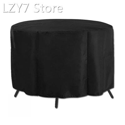 Oxford Cloth Dining Table Cover Garden Round Furniture Dustp