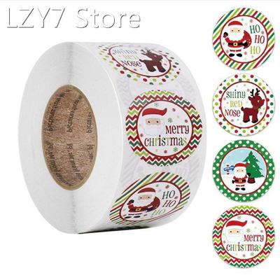 500pcs Merry Christmas Stickers Animals Snowman Trees Decora