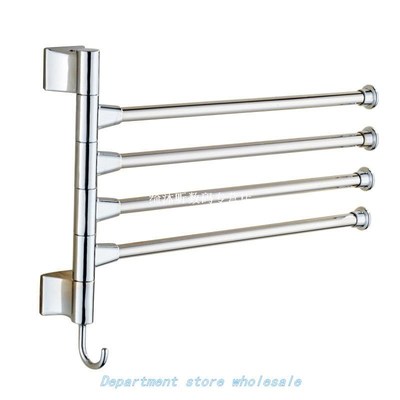 Stainless Steel Towel Holder Kitchen Bathroom Rack Bar Rotat