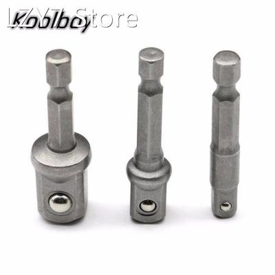 Hot 3PCs chrome vanadium steel socket adapter Seth ex shank
