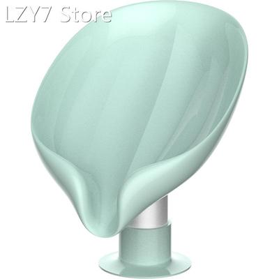 Leaf-shaped Soap Dish Soap Holder Perforated Free Standing S