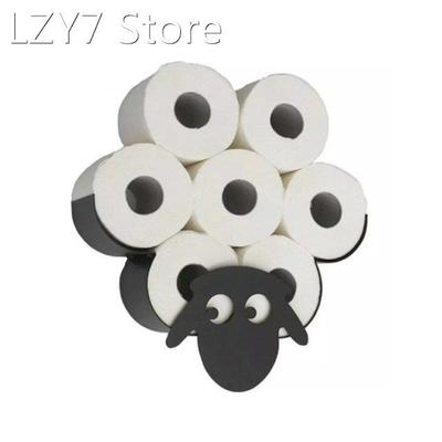 Toilet Paper Holder Sheep Paper Towel Holder Wall Mount Brac