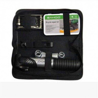 Bicycle repair kit mountain bike repair tire pump repair wre