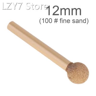 6 Handle Brazed Diamond Grinding Head 12mm 16mm 25mm 100# Fi