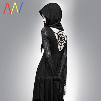 Halloween Costume for Women Demon Devil Vampire Cosplay Blak