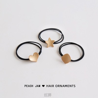 Ins wind net red texture headband Korean simple hair rope Ha