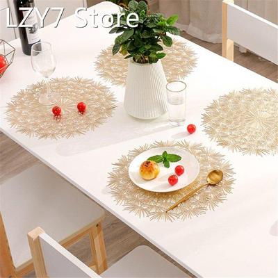 Pvc Dandelion Hollow Nordic Style Non-Slip Kitchen Placemat