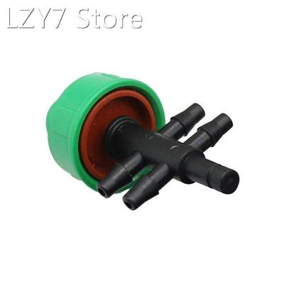 10Sets Steady Flow Dripper with 4-way Hose Splitters 2L/4L/8