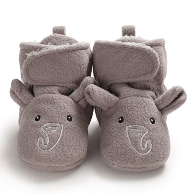 Baby Animal Footwear Winter Boots Newborn Cute Cartoon Gray