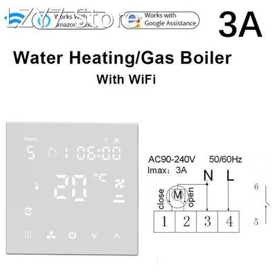 3A/16A Tuya WiFi Smart Thermostat, Electric Floor Heating Wa