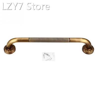 Bathroom Tub Toilet Handrail Brass Carved Shower Tub Safety