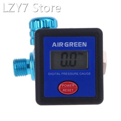 Digital Pressure Air Gauge Regulator w Adjust Valve Paint Sp