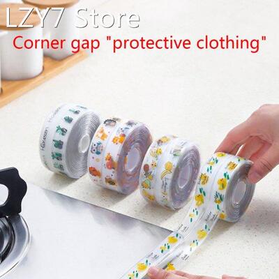 3.8x320cm Kitchen Cartoon Antifouling Tape Reusable Waterpro