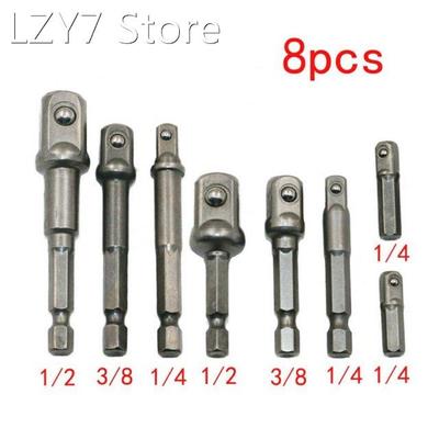 8pcs Socket Adapter Set Impact Driver Power Bits Extension B