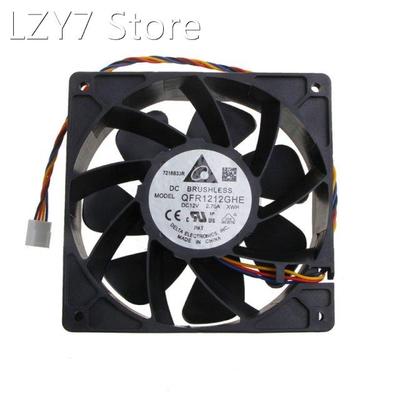 Spherical Bearing 210CFM High Speed Fan Silent QFR1212GHE 12