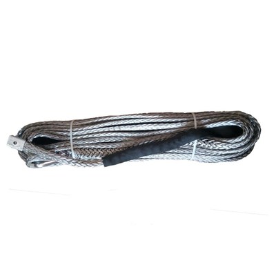 China Factory Direct Sell 12mm x 25m Synthetic Winch Rope HM