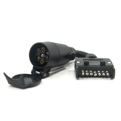 Car Accessories 7 Pin Plug Adapter Adapator Round Female to