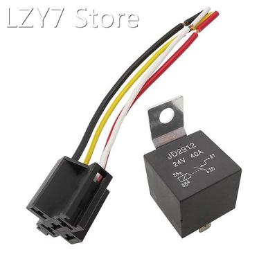 1Pcs Waterproof Automotive Relay JD2912 Car Relay 24V 40A 4