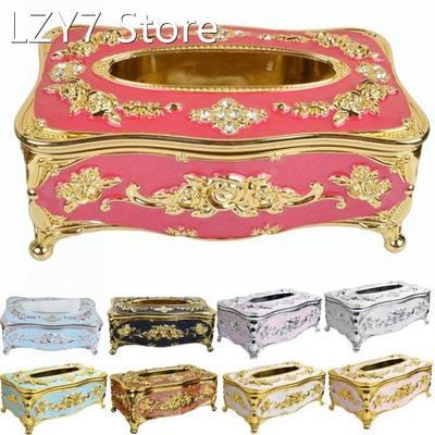 European Style Tissue Box Bathroom Paper Napkin Holder Home