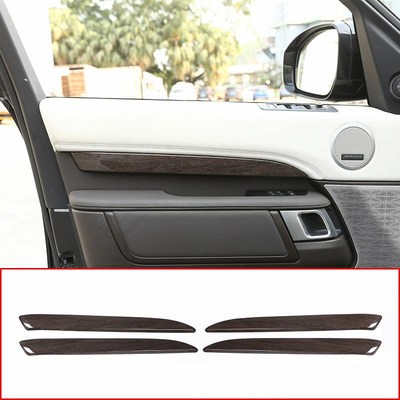 4 PCS Oak Wood Grain Style Door Decoration Strips  Land Rove