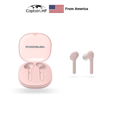 Cute White, Pink for Girls True Super Sound Wireless Blueto