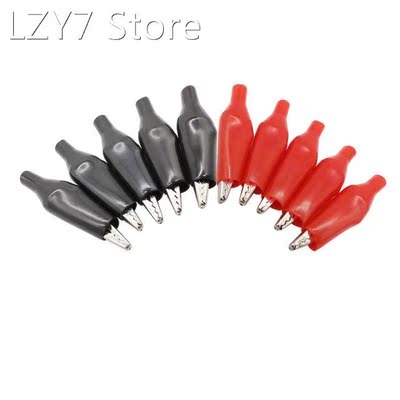 10Pair 27/35/44mm Metal Alligator Clips With Plastic Boot G9