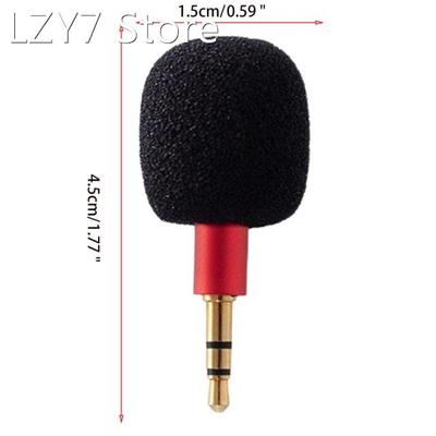Omnidirectional Microphone 3.5mm Jack Portable Small Mic Con