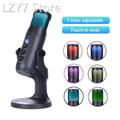RGB Condenser Microphone For Android IOS Laptop Computers Pr