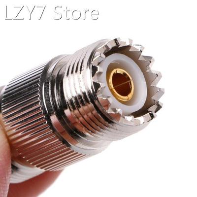 UHF PL-259 SO-239 Female To UHF Female Jack RF Straight Conn