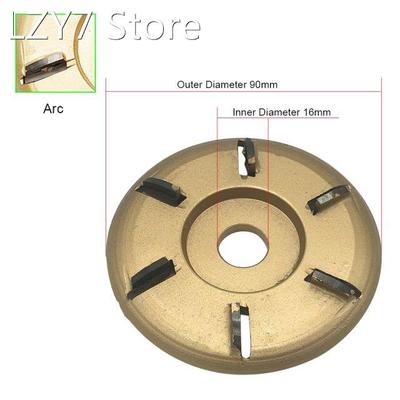 6-Teeth Power Wood Carving Disc Tool Milling Cutter Woodwork