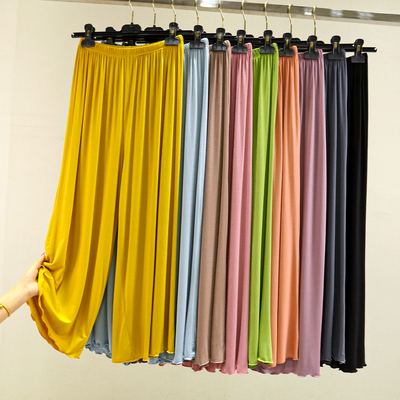 莫代尔宽松家居裤薄款舒适家居裤